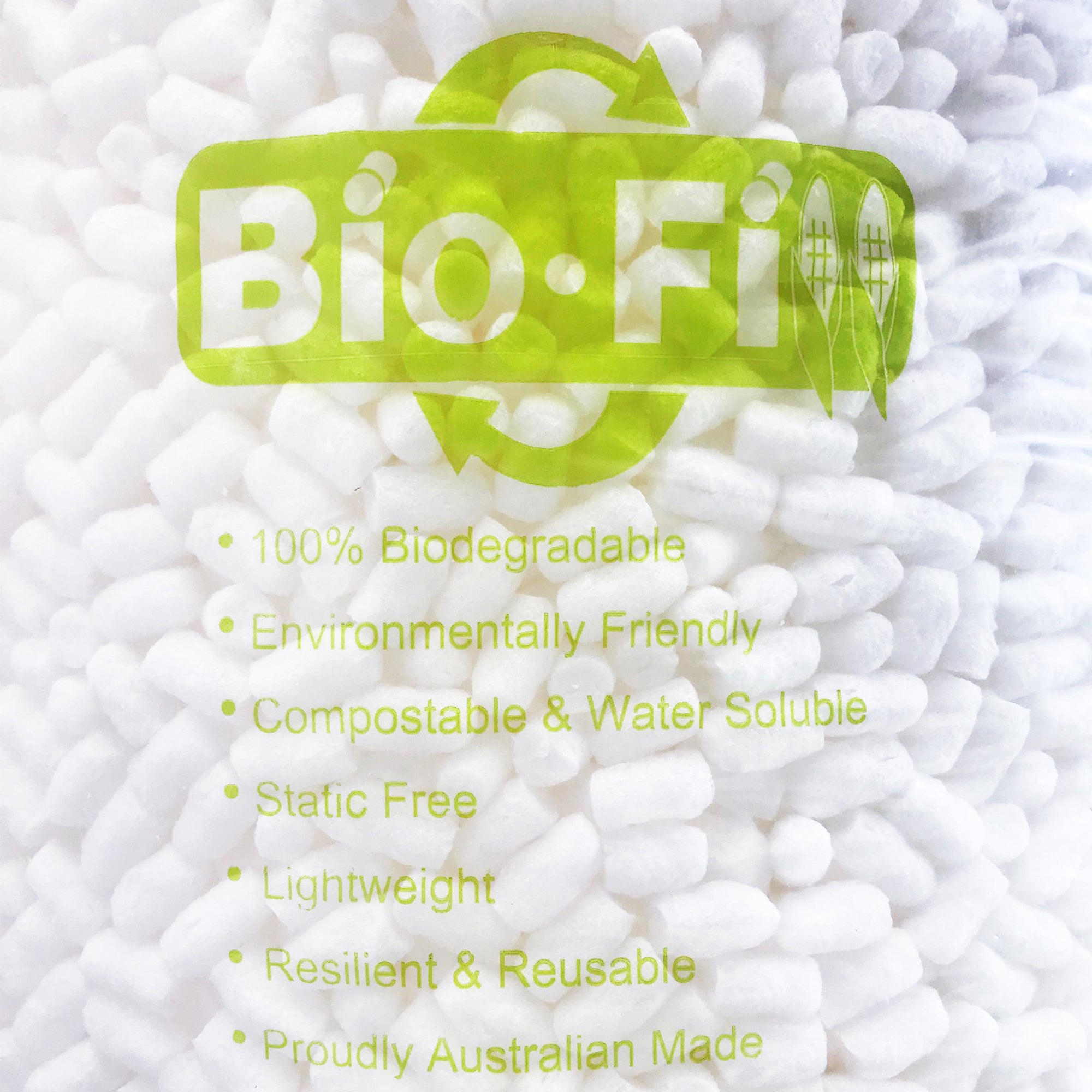 100 Litres Void Fill Foam Packing Peanuts Bio Fill Enviro Fill [Austra